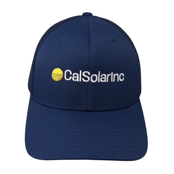Sport-Tek | Accessories | Cal Solar Inc Fitted Hat Blue Xl Embroidered ...